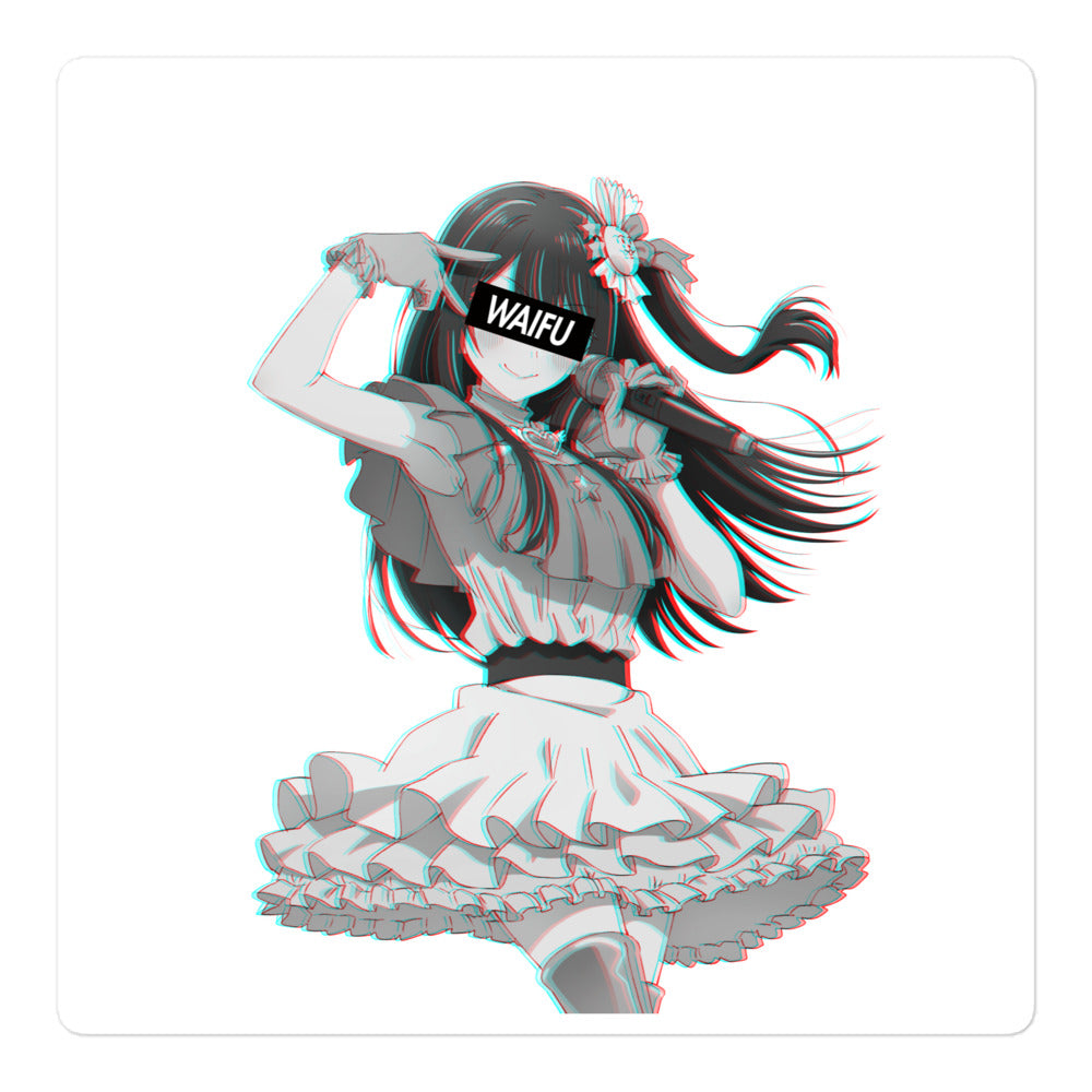 Ai Waifu Material #001 Kiss Cut Premium Sticker